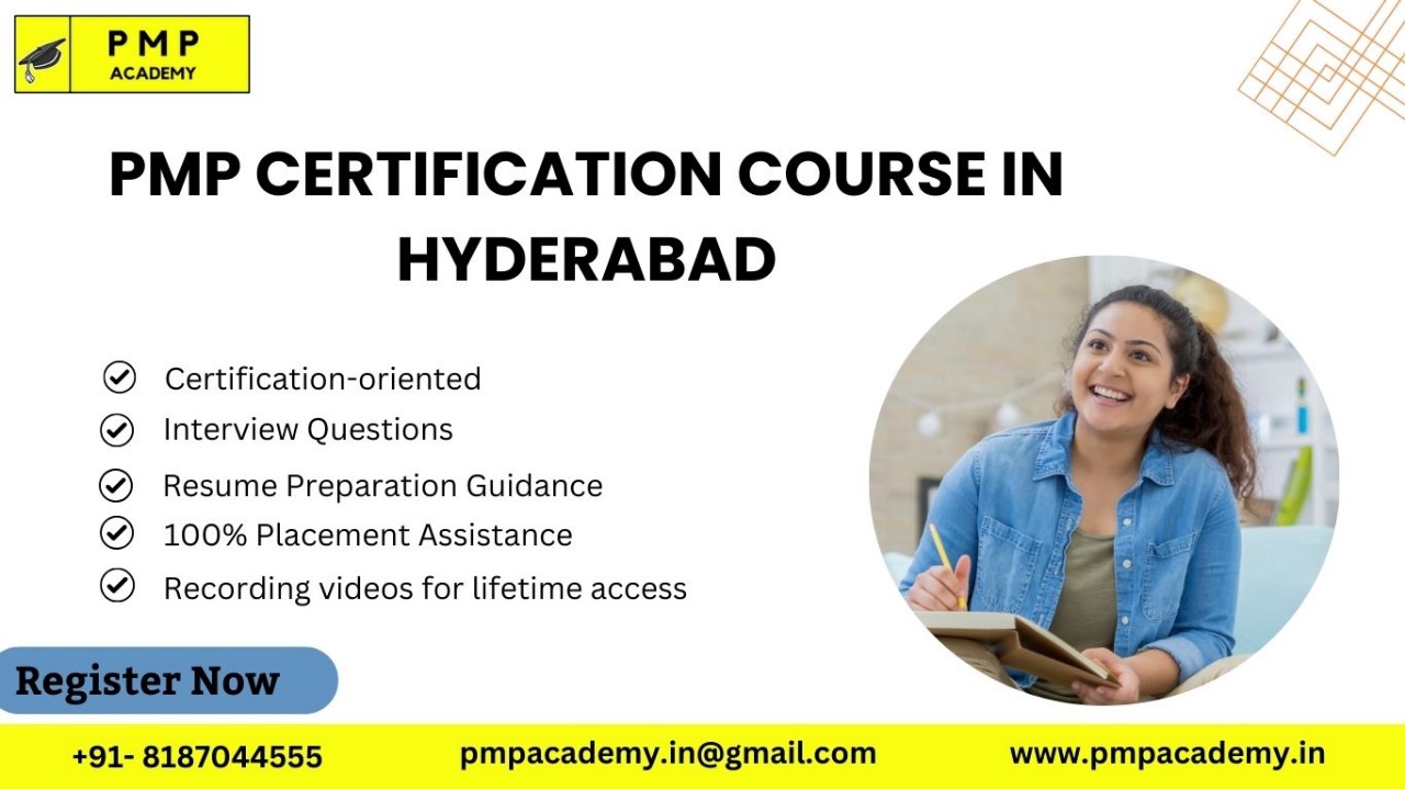 PMP Certification course in Hyderabad #1 Best Training Cost